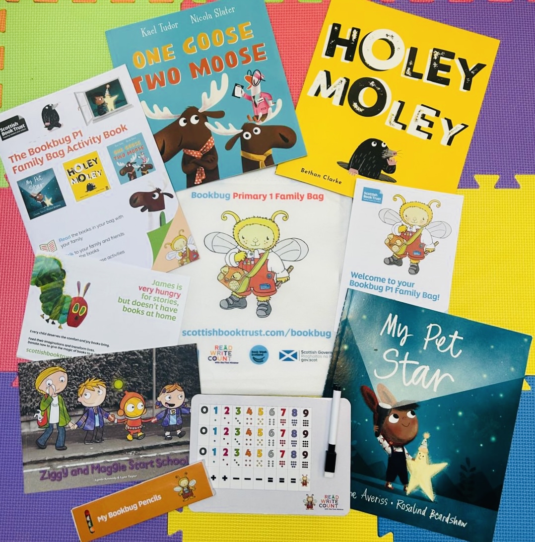 Bookbug P1 Family Bag symbol resources (2025) - Scottish Book Trust